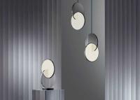 China Modern led metal drop pendant lighting fixtures indoor mirror ceiling chandelier living room decor pendant lamp for sale