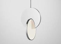 China Modern led metal drop pendant lighting fixtures indoor mirror ceiling chandelier living room decor pendant lamp for sale