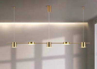 China 6 Heads Suspension Lighting Black Brass Home dimmable led pendant lights for sale