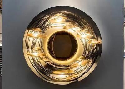 China Luxury Stair Lamp Contemporary Led Gold decorative Wall Lamp For Hotel for sale