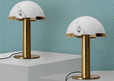 China Mushroom Marble  Shade  LED Brass Sconce unique table lamps for sale