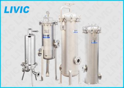 China Stainless Steel Cartridge Filter Housing Reliable With High Filtration Rating for sale