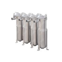 China Polyester Bag Filter Housing 200gpm 1/2 Inch Manual Change Filter Bags for sale