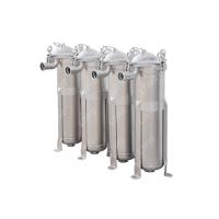 China Topline Absolute Stainless Steel Bag Filter Water Treatment Simple Maintenance for sale