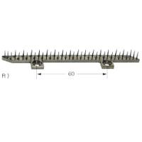 China Artos Stenter Machine Pin Bar Bruckner Copper Stenter Parts Pin Plate for sale