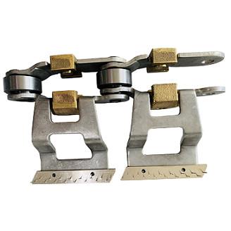 China Copper Stenter Machine Parts Chain Link Lafer Machine Parts Stainless Steel for sale