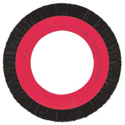 China PP/Aluminum Alloy Brush Wheel with Nylon/Hog Hair/Horse Hair for Stenter Machine Standard Size for sale