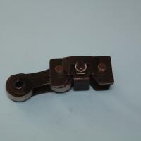 China Monforts Stenter Chain Link Peek Bush Carbon Dust Cover Parts Black Color for sale