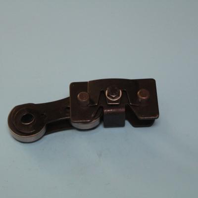 China Monforts Stenter Chain Link Peek Bush Carbon Dust Cover Parts Black Color for sale