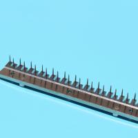 China Monforts Stenter Pin Bar Needle Plate Finishing Machine Parts 115mm Length 25pins for sale