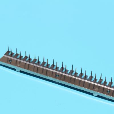 China Monforts Stenter Pin Bar Needle Plate Finishing Machine Parts 115mm Length 25pins for sale