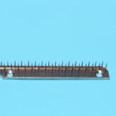 China Lk Stenter Machine Parts Non-standard Pin Plate 76mm Center Distance Pin Bar Copper Material Carbon Steel Pin for sale