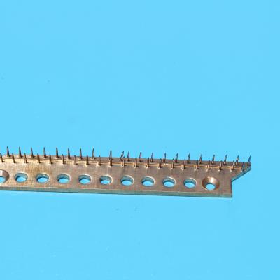 China Monforts Stenter Machine Parts Pin Bar Monforts Pin Plate Copper 125mm Length Copper for sale