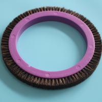 China Artos Stenter Machine Parts Brush Wheel Plastic Body Bristle Pig Hair 145mm Inner Dia for sale