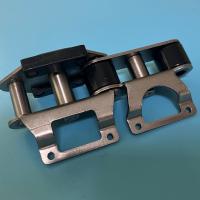 China Babcock Stenter Machine Parts Stainless Steel Material Chain Link Finishing Machine Parts Carbon Sliding Pad for sale