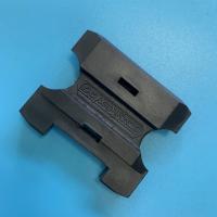 China Stenter Machine Parts Santex Components Sliding Carbon Pad Peek Material Black Color for sale