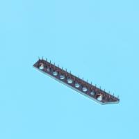 China iLsung Fabric Finishing Machine Parts Stenter Pin Bar Pin Plate Nickel Plating Craft 73mm 76mm Center Distance for sale