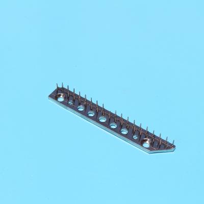 China iLsung Fabric Finishing Machine Parts Stenter Pin Bar Pin Plate Nickel Plating Craft 73mm 76mm Center Distance for sale