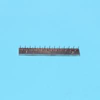 China Krantz Textile Machine Parts Stenter Pin Bar Pin Plate 57mm Center Distance Nickel Plating Brass Plate for sale