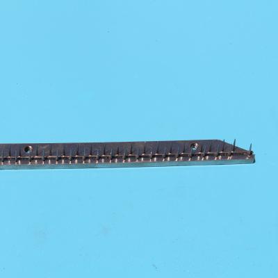 China Stenter Machine Parts Pin Bar Stentex Finishing Machine Parts Pin Plate Needle Plate 52mm Center Distance for sale
