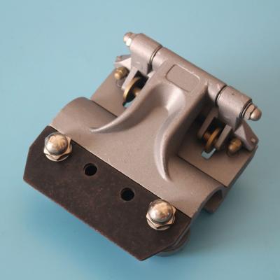 China Babcock Textile Finishing Machinery Parts Stenter Clip Single Using Steel Casting Process Black Color for sale