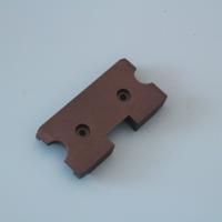China Textile Finishing Machine Parts Bruckner Stenter Sliding Pad Black Peek Carbon Material Good Quality for sale