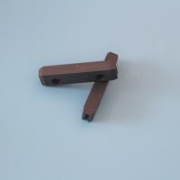 China Stenter Machinery Spare Parts Babcock Finishing Machine Sling Pad Black Pads Peek Carbon Material for sale