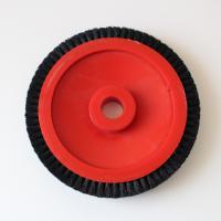 China Stenter Machine Parts Monforts Finishing Machine Small Brush Wheel 26/22mm Inner Dia Black Bristle for sale