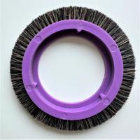 China Bruckner Brand Stenter Machin Parts Brush Wheel Purple Body Bristle Brush Pig Hair Small Type for sale