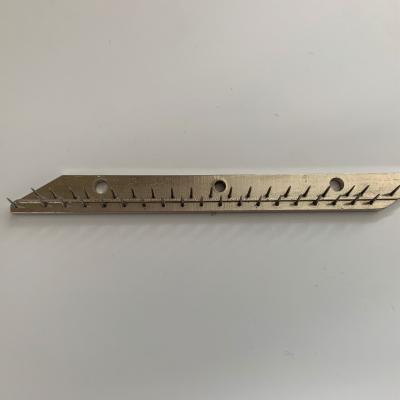 China Wakayama Finishing Machine Spares Stenter Pin Plate Copper Material Carbon Steel Needle for sale