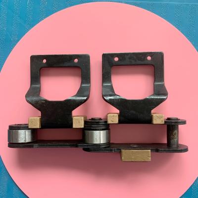 China Unitech Finishing Machine Spares Stenter Chain Link Bring Brass Sliders Black Color Standard Size for sale
