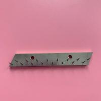 China Lafer Compactor Machine Parts Stenter Pin Plate Copper Plate Center Distance 36mm Carbon Steel for sale