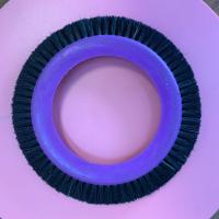 China Finsihing Machine Spares Stenter Brush Bruckner Small Type Purple Body Black Bristle Material for sale