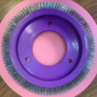 China Stenter Machine Parts Lk Stenter Brush Purple Plastic Body Stainless Steel Material Hair 3 installation holes for sale