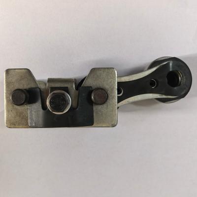 China Monforts Stenter Chain Link with Nickel Zinc Plating and Peek Bush Without Oil for Stenter Machine Spares for sale