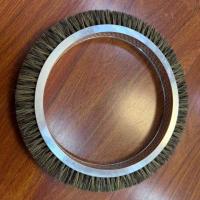 China Stenter Machine Parts Ehwha Stenter Brush Wheel Aluminum Material Body Pig Hair Bristle Material for sale
