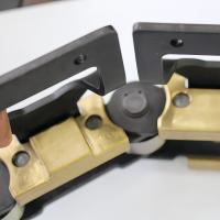 China Unitech Stenter Machine Parts Chain Link Santa Lucia Spares Copper Pads 81mm Pitch Good Quality for sale