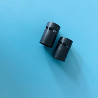 China Textile Machinery Ccomponents Stenter Machine Parts Wear-Resistant Sheet Monforts Bush Black Color Peek Material for sale