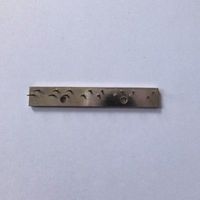 China Unitech Stenter Machine Parts Pin Plate Copper Material Plate Carbon Steel Material Needle 16pins for sale