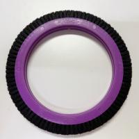 China Stenter Machine Parts Bruckner Big Brush Wheel Purple Body Black Root Bristle 220mm Outer Diameter for sale