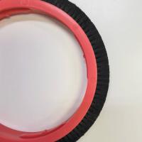 China Stenter Machine Parts Monforts Big Brush Bristle Material Tapered Pig Hair 220mm Outer Diameter for sale