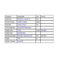 China LVDS Interface 30pin TFT Display Module 18.5 Inch LCD Display 1366*768 for sale