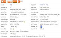 China 1500cd/M2 43 Inch LCD Panel Outdoor Lcd Display Active Area 941*529.42Mm for sale