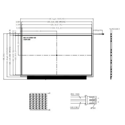 China Lvds 30 Pin 13.3 Lcd Screen 1920x1080 Ips 90% Color 400 Brightness Nv133fhm-N5b for sale