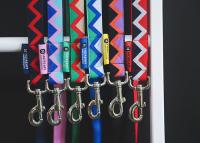 China 8m 8 Ft 6 Foot Christmas Dog Leash Set With Traffic Handle Elastic Pleated Printed for sale