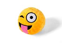 China Plush Chew Proof Indestructible Durable Squeaky Dog Ball TPR Bouncy Spiny 6.3cm for sale