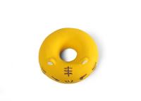 China Chew Resistant Super Durable Dog Toys Squeaky Rubber Donut Dog Toy Clean Teething for sale