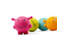 China 6cm Soft Latex Squeaky Dog Ball for sale