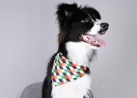 China Slip On Christmas Dog Bandana Collar Dog Neck Handkerchief Sublimation for sale