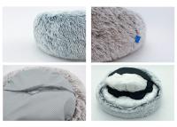 China Faux Fur Donut Washable Dog Bed for sale